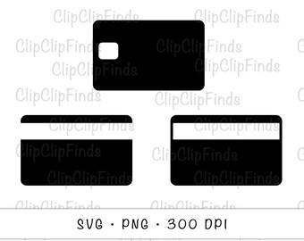 Credit Card Svg File | Etsy