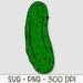 Pickle SVG Vector Cut File and PNG Transparent Background Clip Art ...