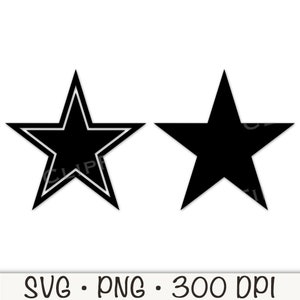Star SVG, Star Outline, Star Silhouette, Star PNG, Star Vector File ...
