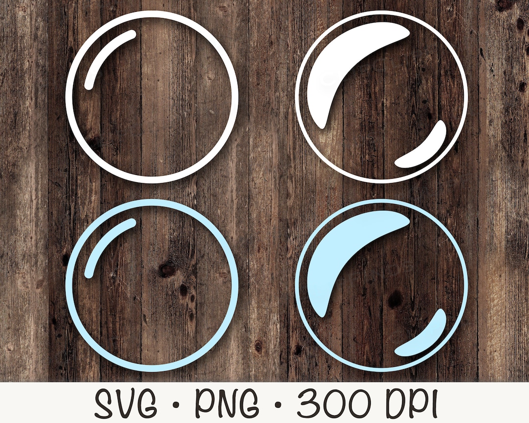 Bubble Outline SVG, Bubbles Clip Art, Bubbles PNG, Instant Digital ...