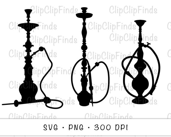 Hookah Shisha SVG PNG Instant Digital Download | Etsy Australia