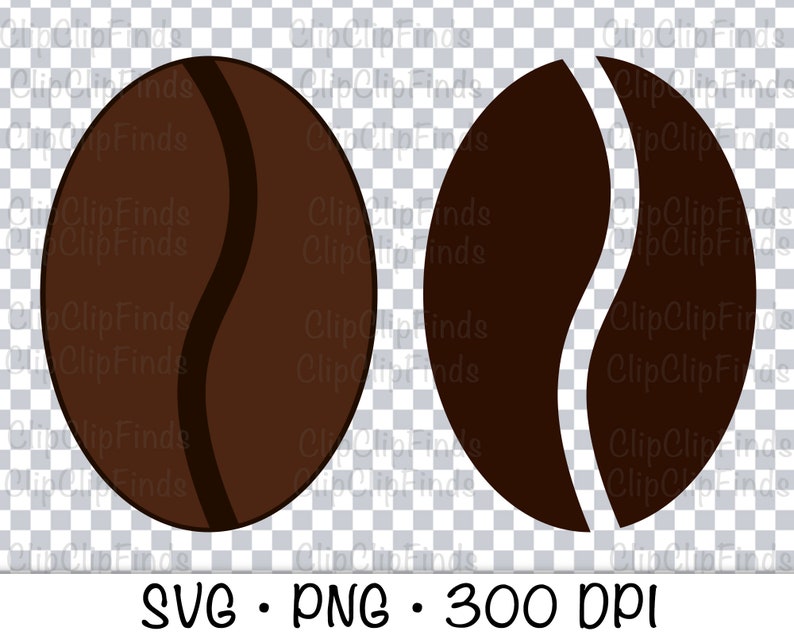 Coffee SVG Coffee Bean SVG Coffee PNG Coffee Clipart - Etsy