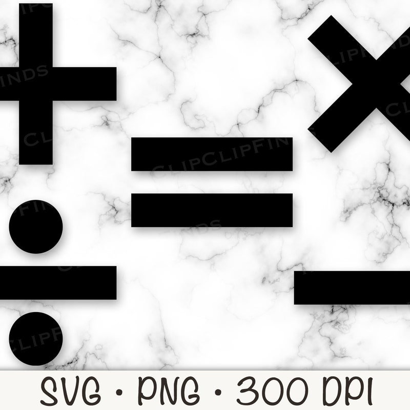 Math Svg - Etsy