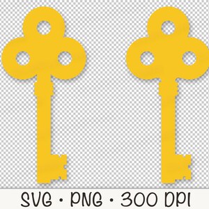 Skeleton Key SVG, Skeleton Key PNG, Skeleton Key Clip Art, Instant ...