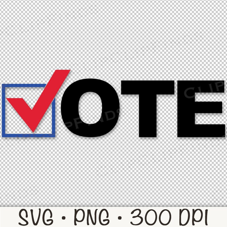 Vote SVG, Vote PNG, Check Mark on Box, Political, Election, Republican ...
