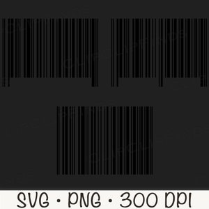 Strichcode SVG, Strichcode PNG, Strichcode Scan, Vektor Sublimation, Normal Strichcode ...