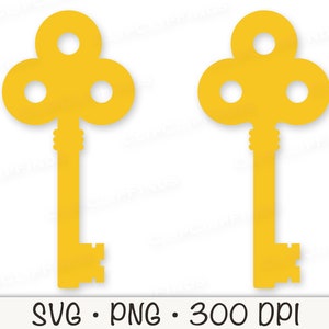 Skeleton Key SVG, Skeleton Key PNG, Skeleton Key Clip Art, Instant ...