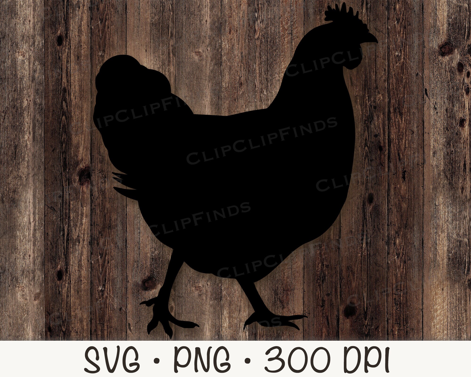 Chicken SVG Hen Vector Cut File and PNG Transparent - Etsy