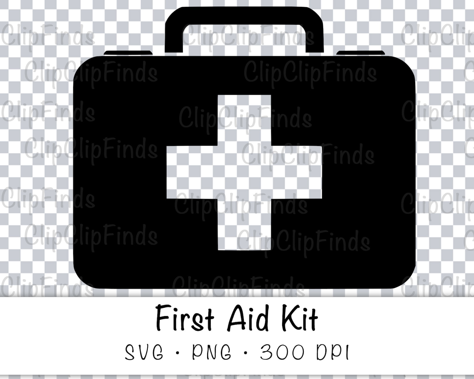 First Aid Kit SVG Vector File and PNG Transparent Background | Etsy