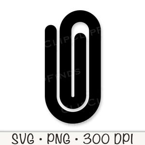 Jumbo Paperclip SVG, Jumbo Paperclip PNG, School Supplies, Sublimation ...