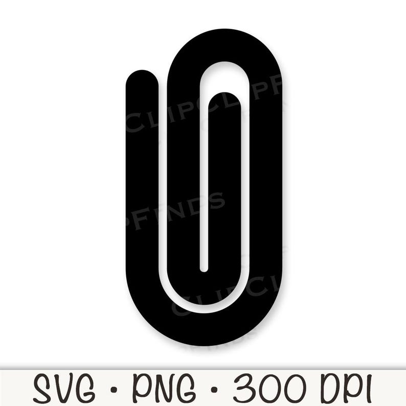Jumbo Paperclip SVG, Jumbo Paperclip PNG, School Supplies, Sublimation ...