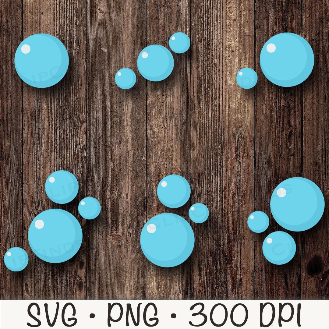 Bubble SVG, Bubbles Bundle Pack PNG, Bubbles Clipart, Bath Time, Bubble ...