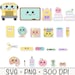 Cute School Supplies Clipart, Pastel Kawaii School Classroom PNG ...