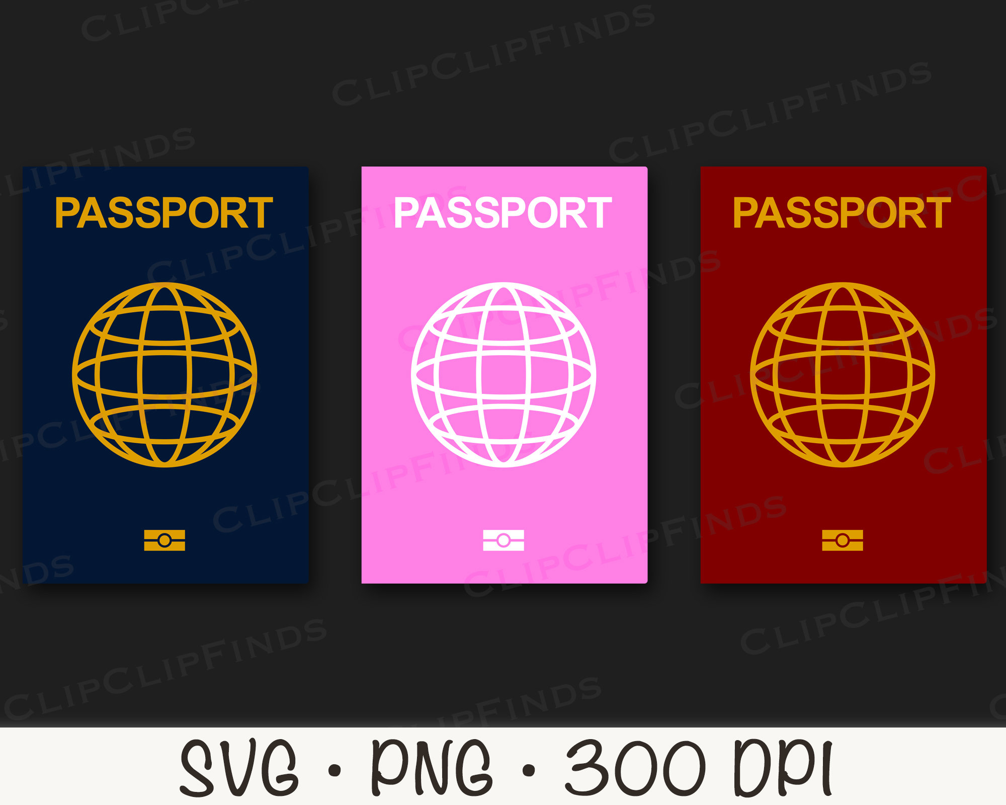 Passport Symbol Clip Art