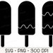 Popsicle SVG Vector Cut File and PNG Transparent Background Clip Art ...