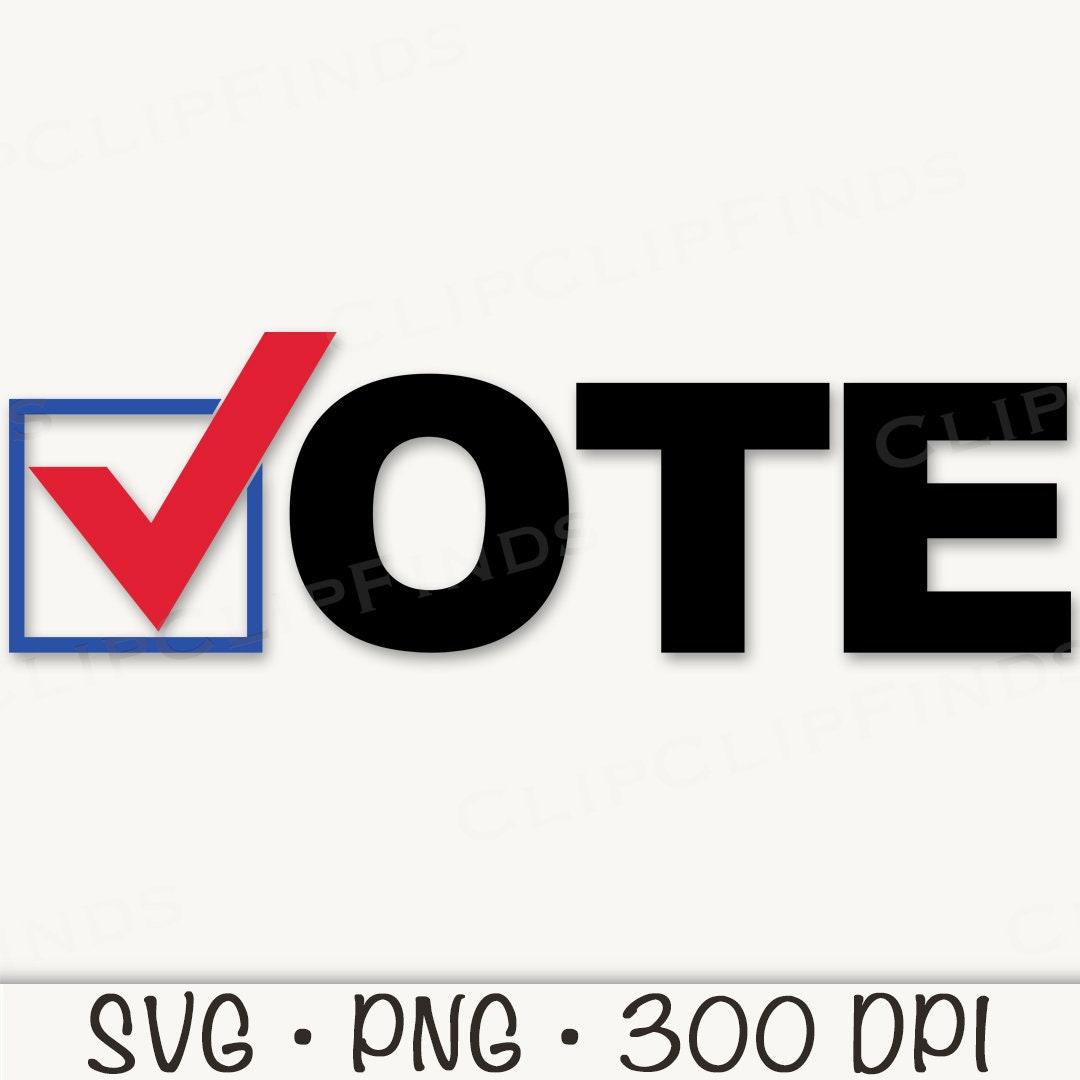 Vote SVG, Vote PNG, Check Mark on Box, Political, Election, Republican ...