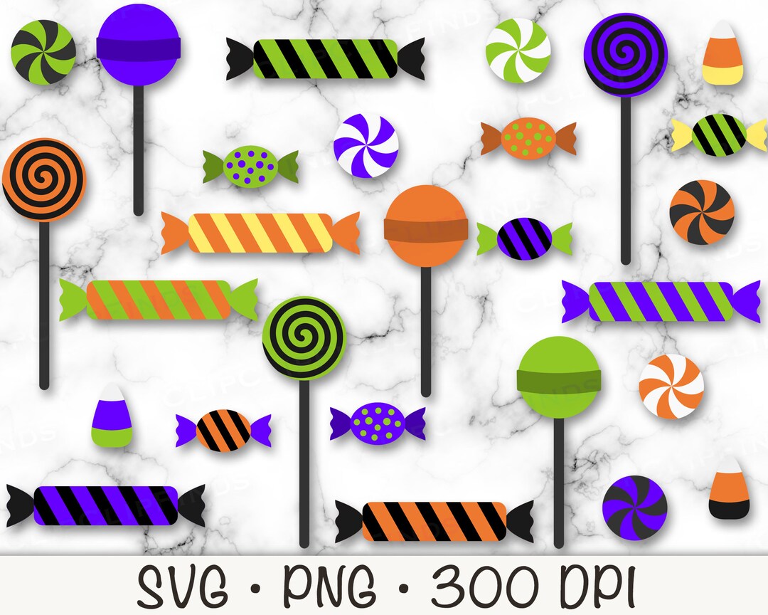 Halloween Candy Clip Art, Halloween Candy SVG, Halloween Candy PNG ...