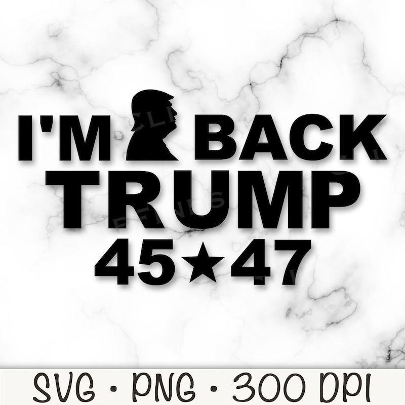Trump 47th Png Design - Etsy