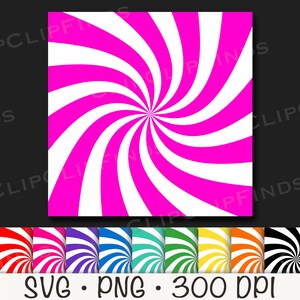 Swirl Digital Paper, Starburst Digital Paper SVG, PNG, Sunburst ...