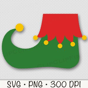 Elf Shoe SVG, Green Elf Shoe PNG, Elf Shoe Clip Art, Digital Download ...