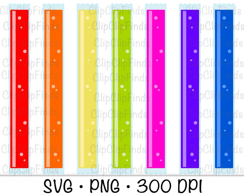 Ice Sticks Ice Pops Icies SVG PNG Instant Digital - Etsy