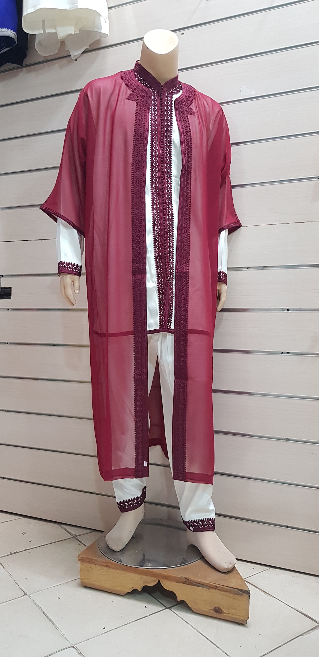 Moroccan Wedding Jabador for Men Traditional 3-piece Groom Outfit - Etsy