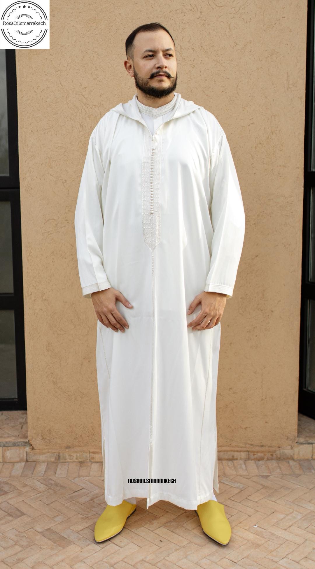 Moroccan Men’s Summer Djellaba in Mlifa – Lightweight and Breathable ...