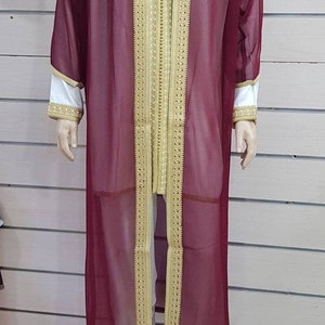 Caftan Marocain Pour Homme ,tenue Marocaine Homme,jabador 3 Pièces ...