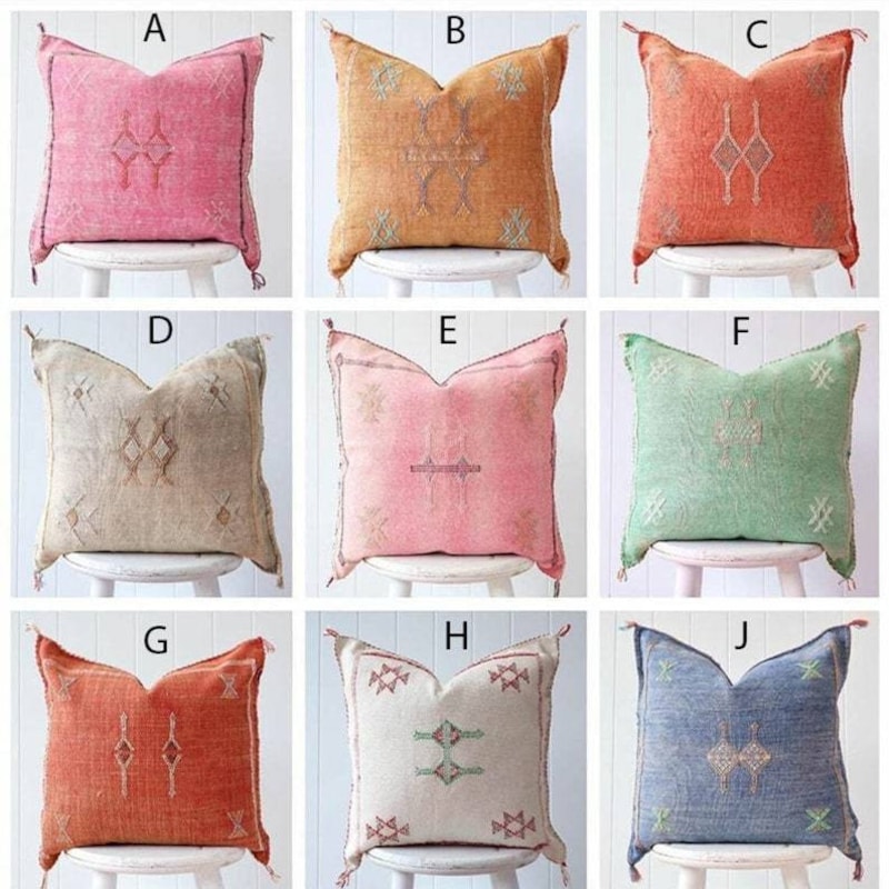 Cactus Silk Pillow - Etsy