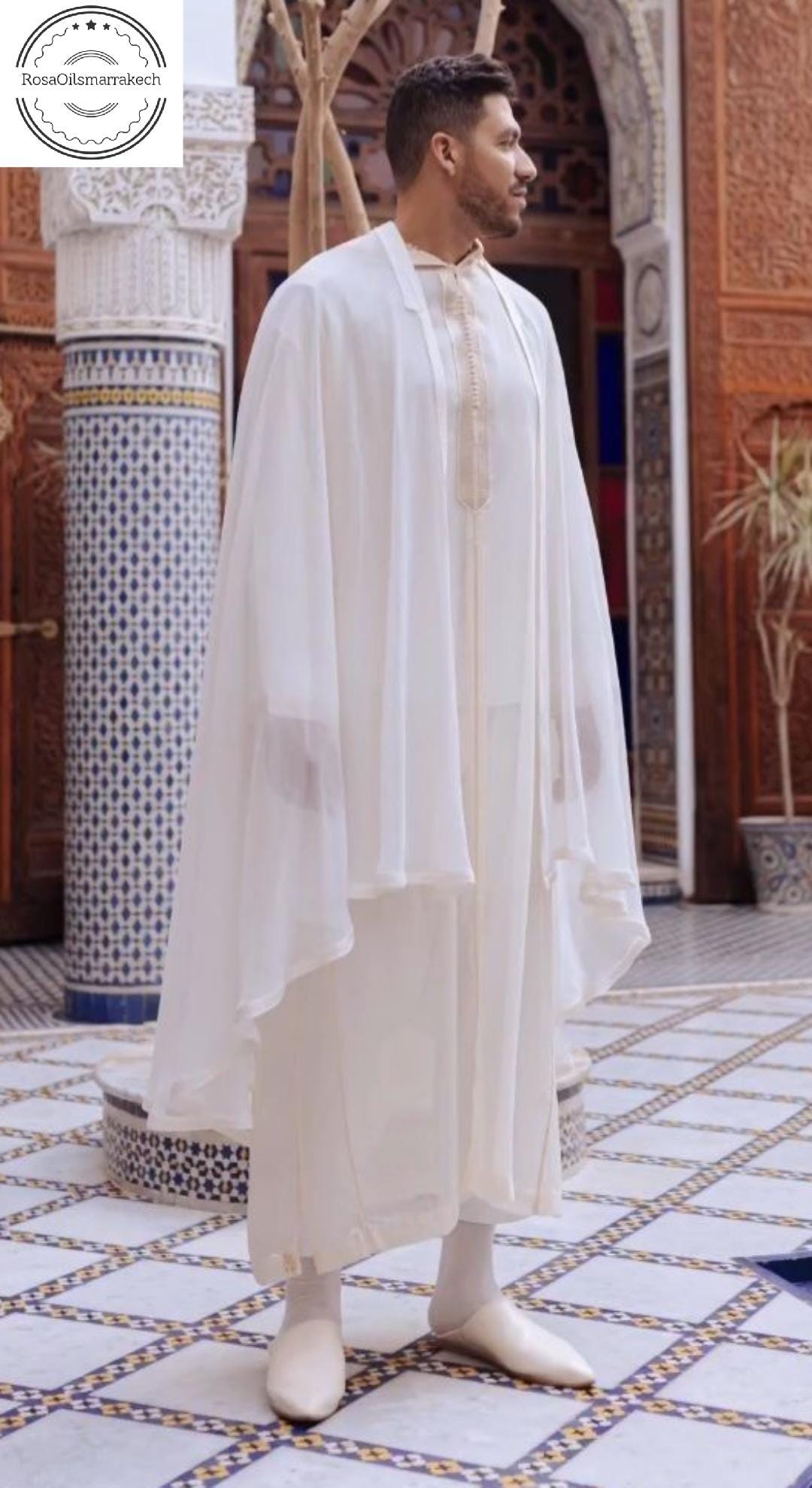 Moroccan Men's Djellaba Set: Jabador, Djellaba, Selham - Etsy