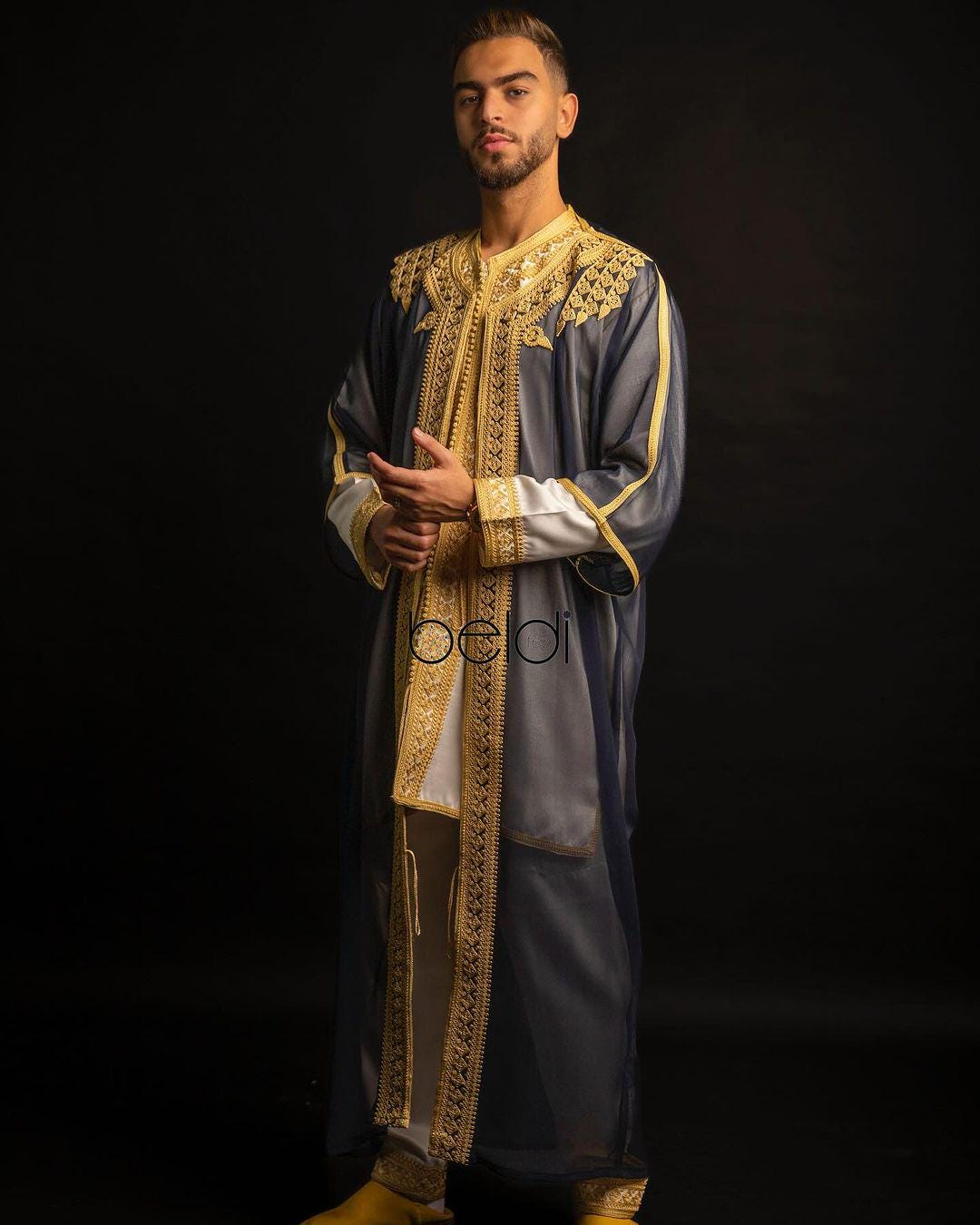 Jabador De Mariage Marocain Pour Homme - Tenue De Marié Traditionnelle ...