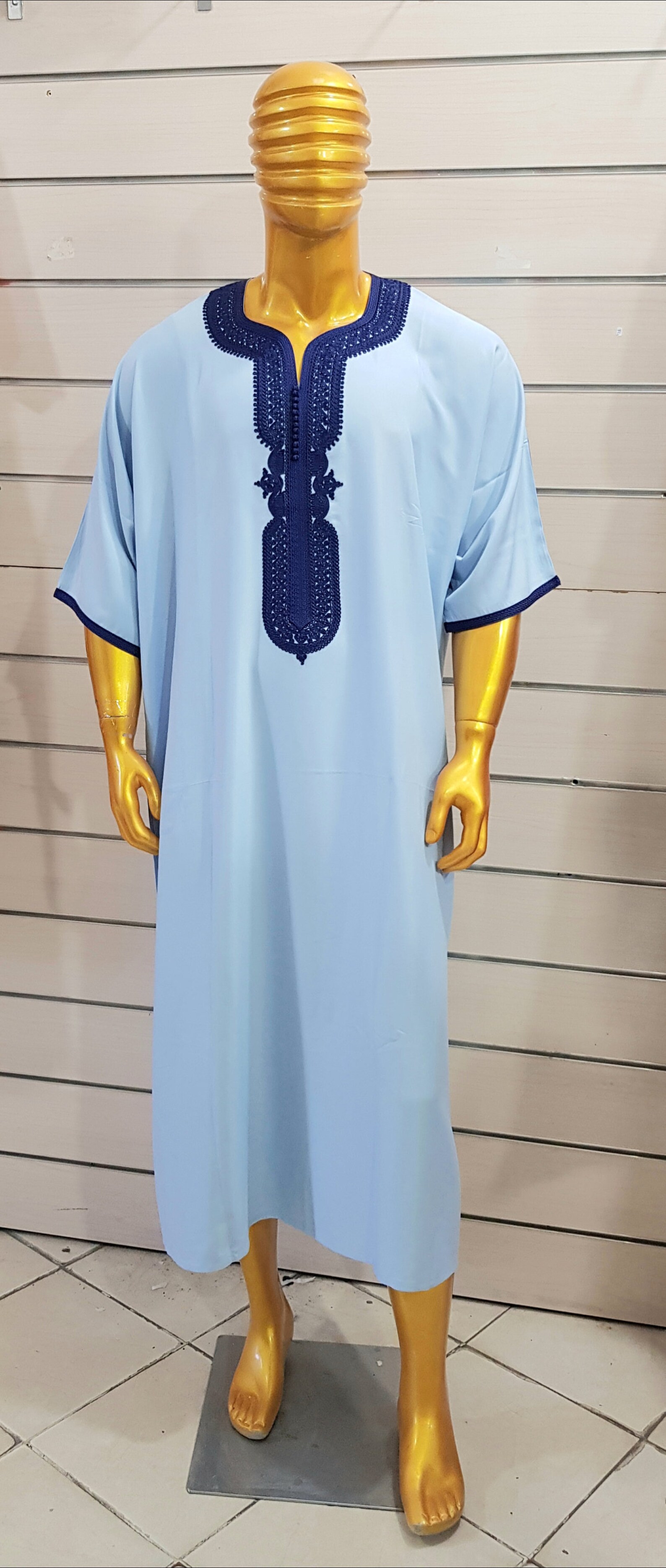 Caftan Marocain Caftan En Coton Robe Longue Pour Homme Robe | Etsy