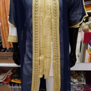 Caftan Marocain Pour Homme ,tenue Marocaine Homme,jabador 3 Pièces ...