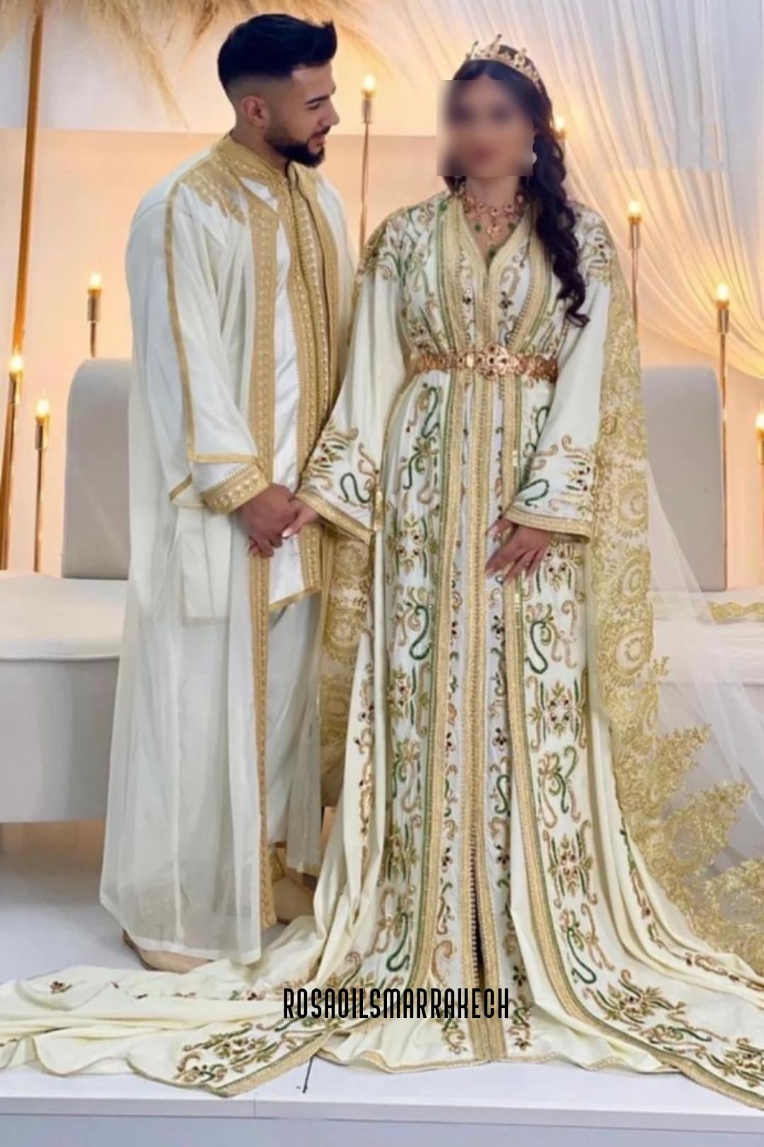 Moroccan Jabador 3 Piece Set – Men's Traditional Wedding, Eid Outfit - Etsy