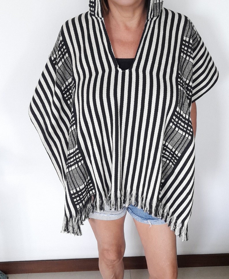 Authentic Handwoven Poncho From Medellin, Colombia Unisex, Unisize Made ...