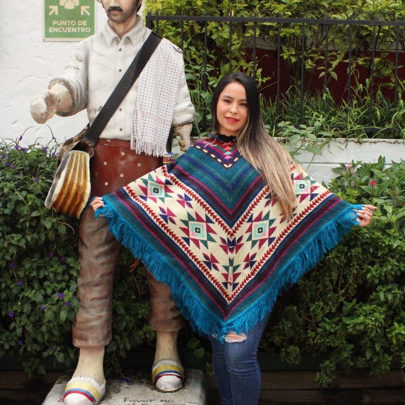 Peruvian Poncho - Etsy