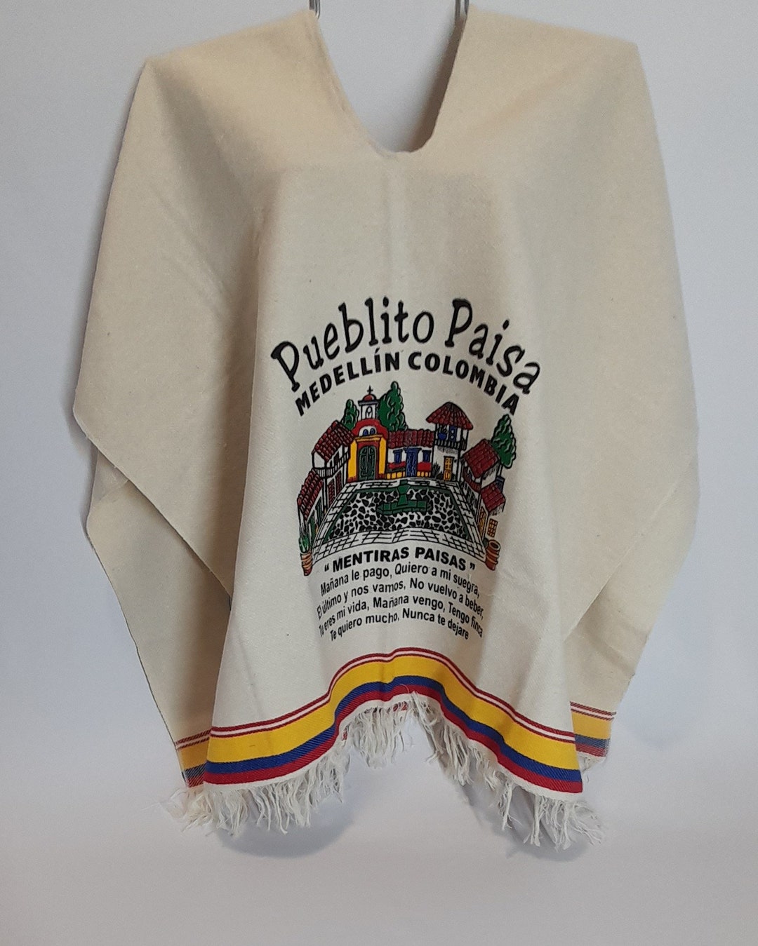 Authentic Handwoven Poncho From Medellin Colombia Unisex - Etsy