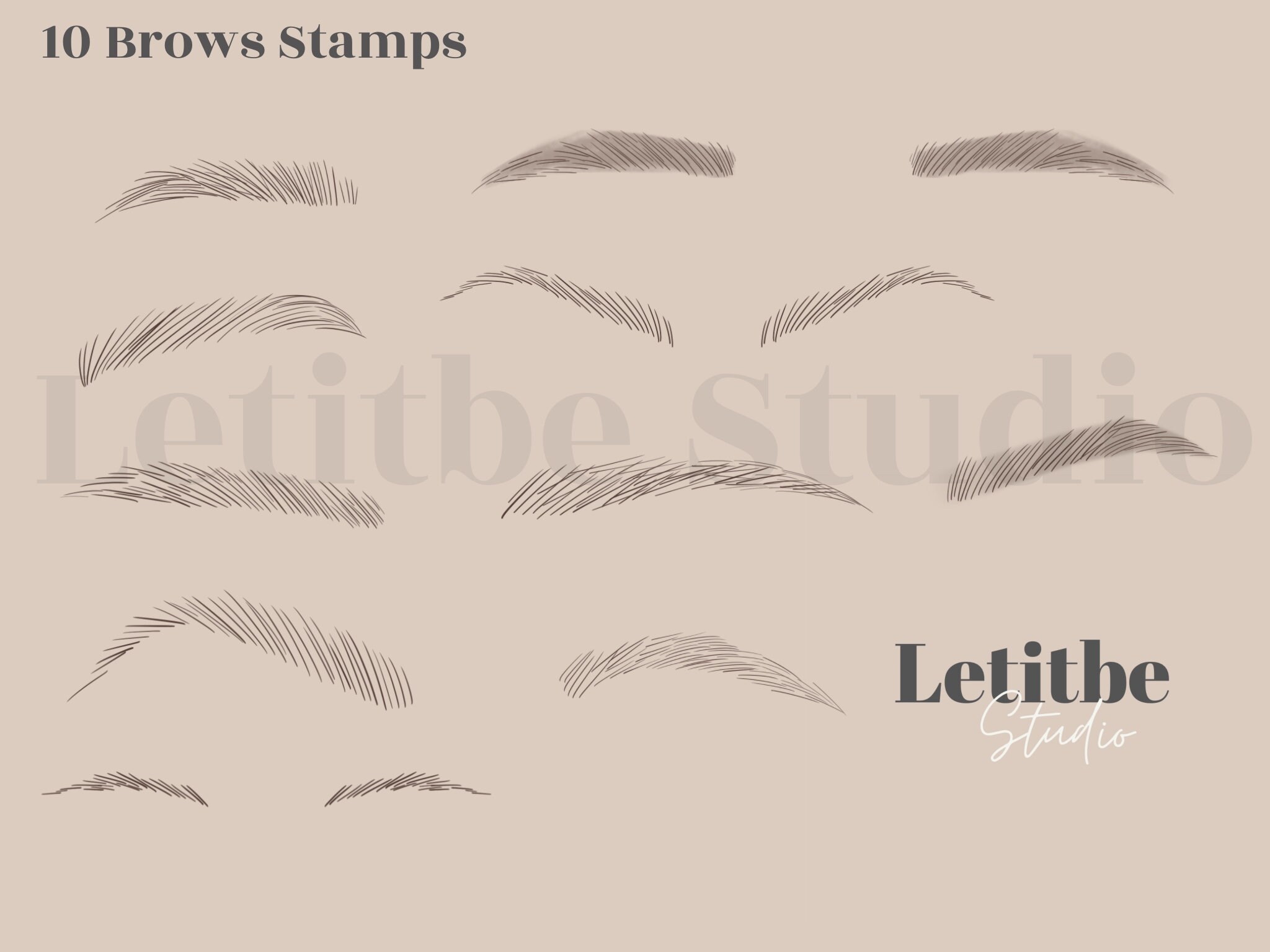 118 Procreate Face Stamps Ultimate Face Procreate Bundle - Etsy