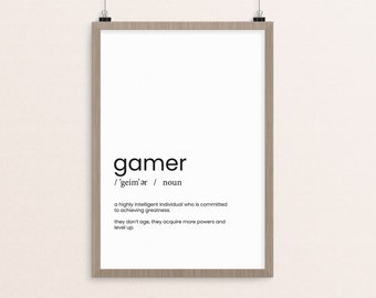 Creative Word Definition Print, Printable Art, Wall Art Print, Modern ...