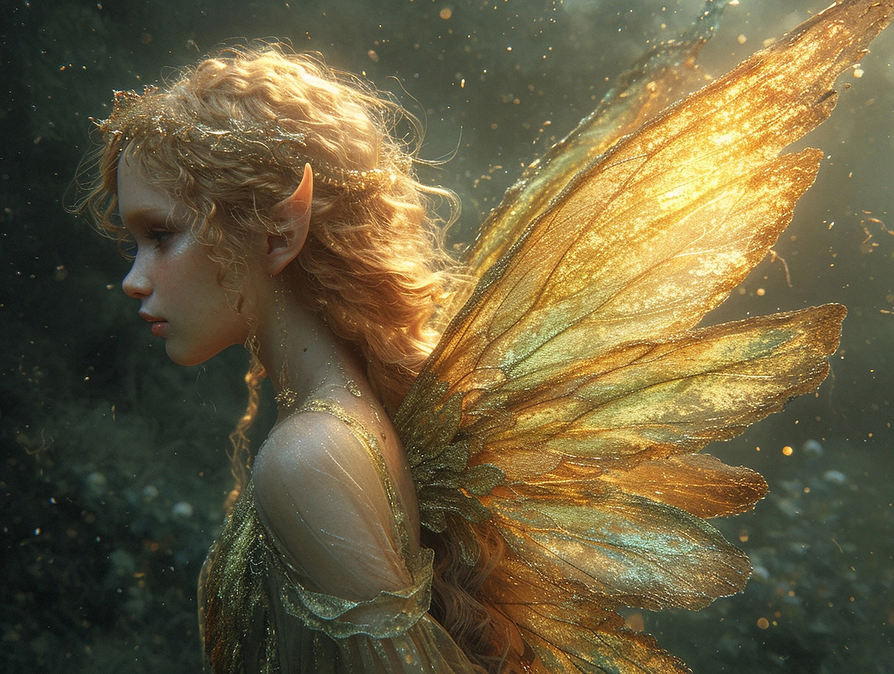 Morning Fairy - Fairy Image, Fae, Digital Created Artwork, Downloadable ...