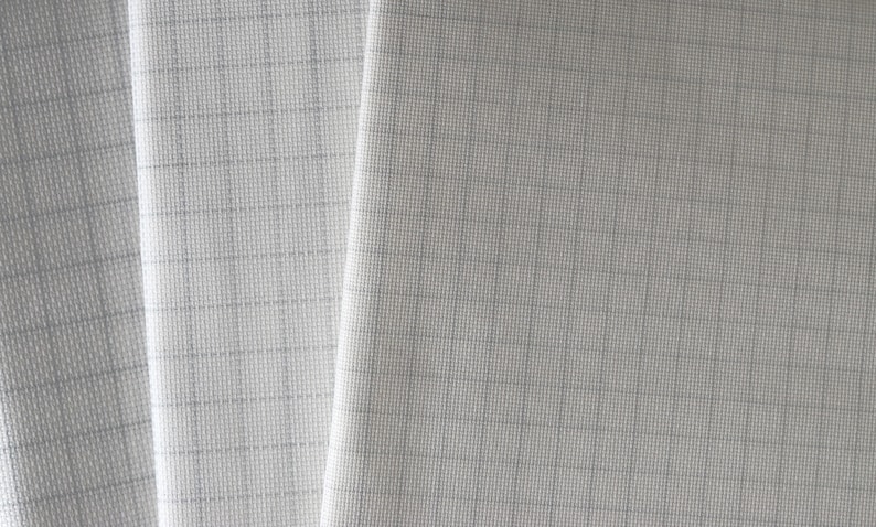 Remanent Pieces of Easy Grid Aida and Lugana Cross Stitch Fabric - Etsy