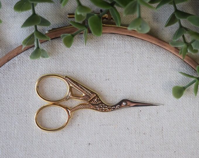 Gingher Stork Embroidery Scissors - Etsy