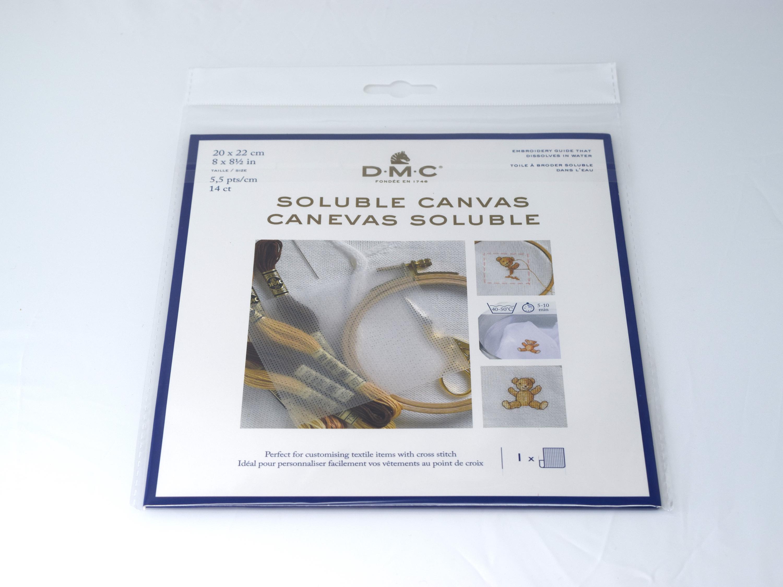DMC Soluble Waste Canvas - Etsy