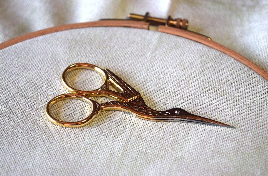 Gingher Stork Embroidery Scissors - Etsy