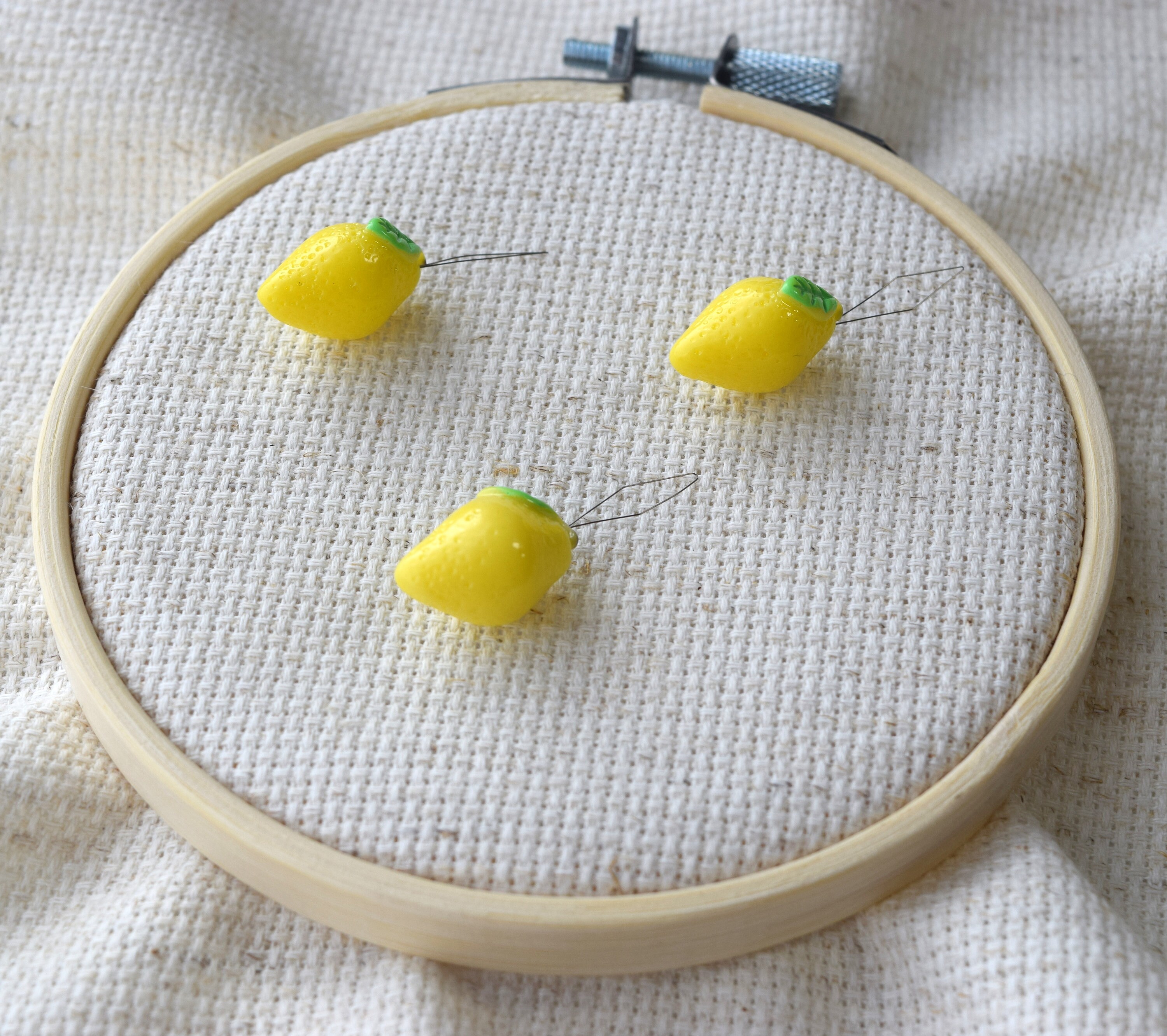 Lemon Tree Needle Minder and Needle Threader Set - Etsy
