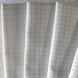 Easy Grid Aida and Lugana Cross Stitch Fabric in White - Etsy