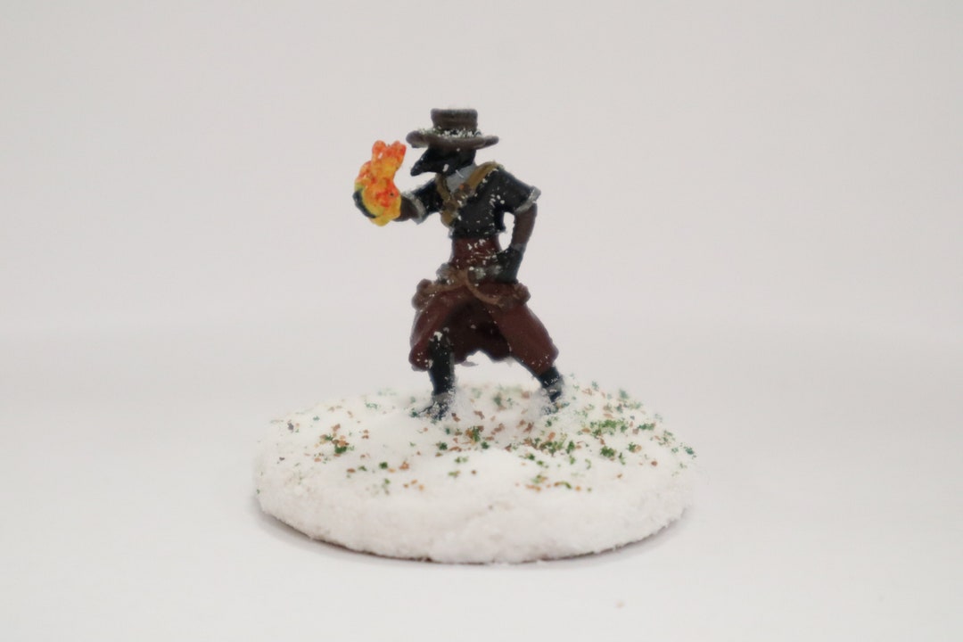 Plagued Pyromancer Mini for DND With Custom Base - Etsy