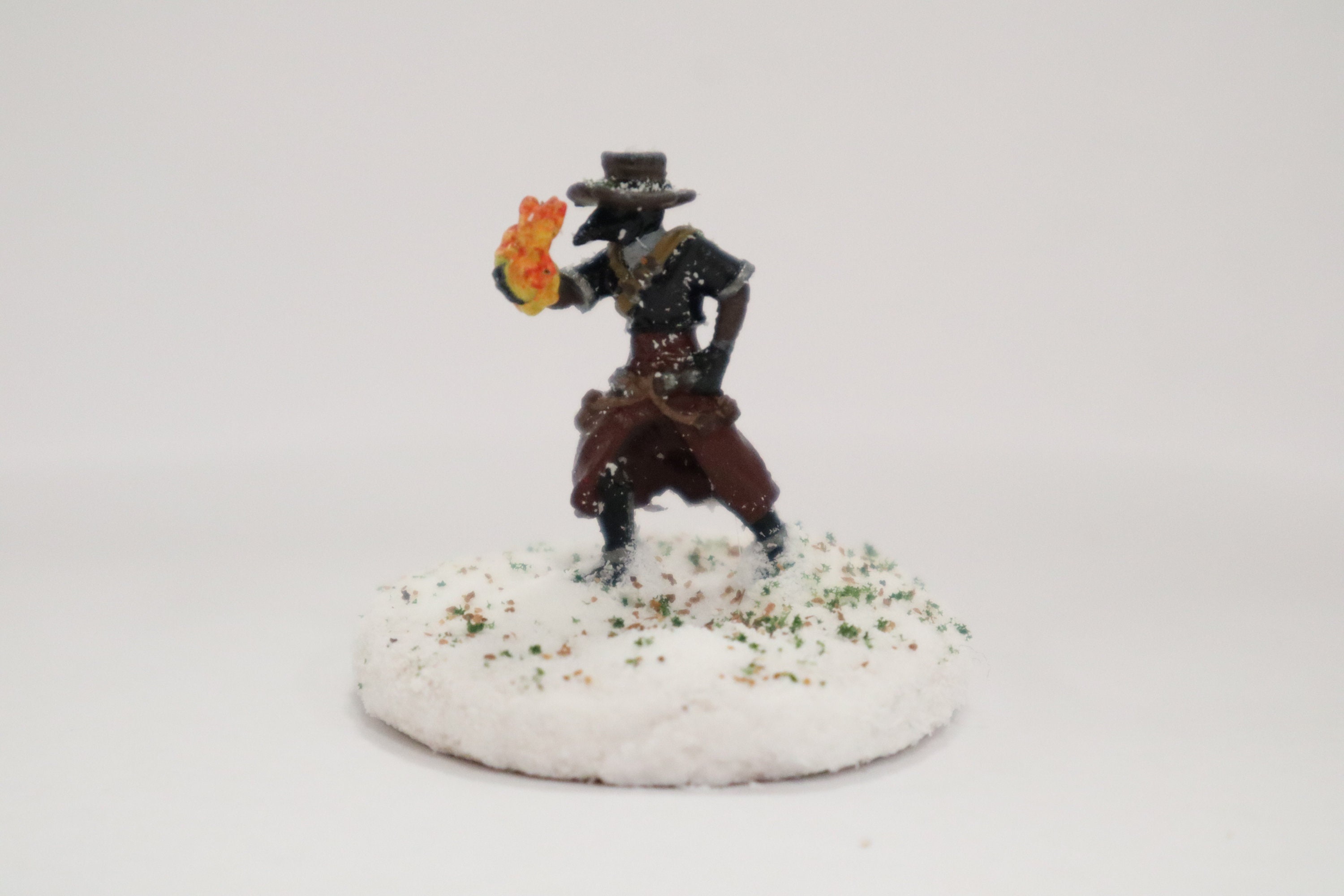 Plagued Pyromancer Mini for DND With Custom Base - Etsy UK