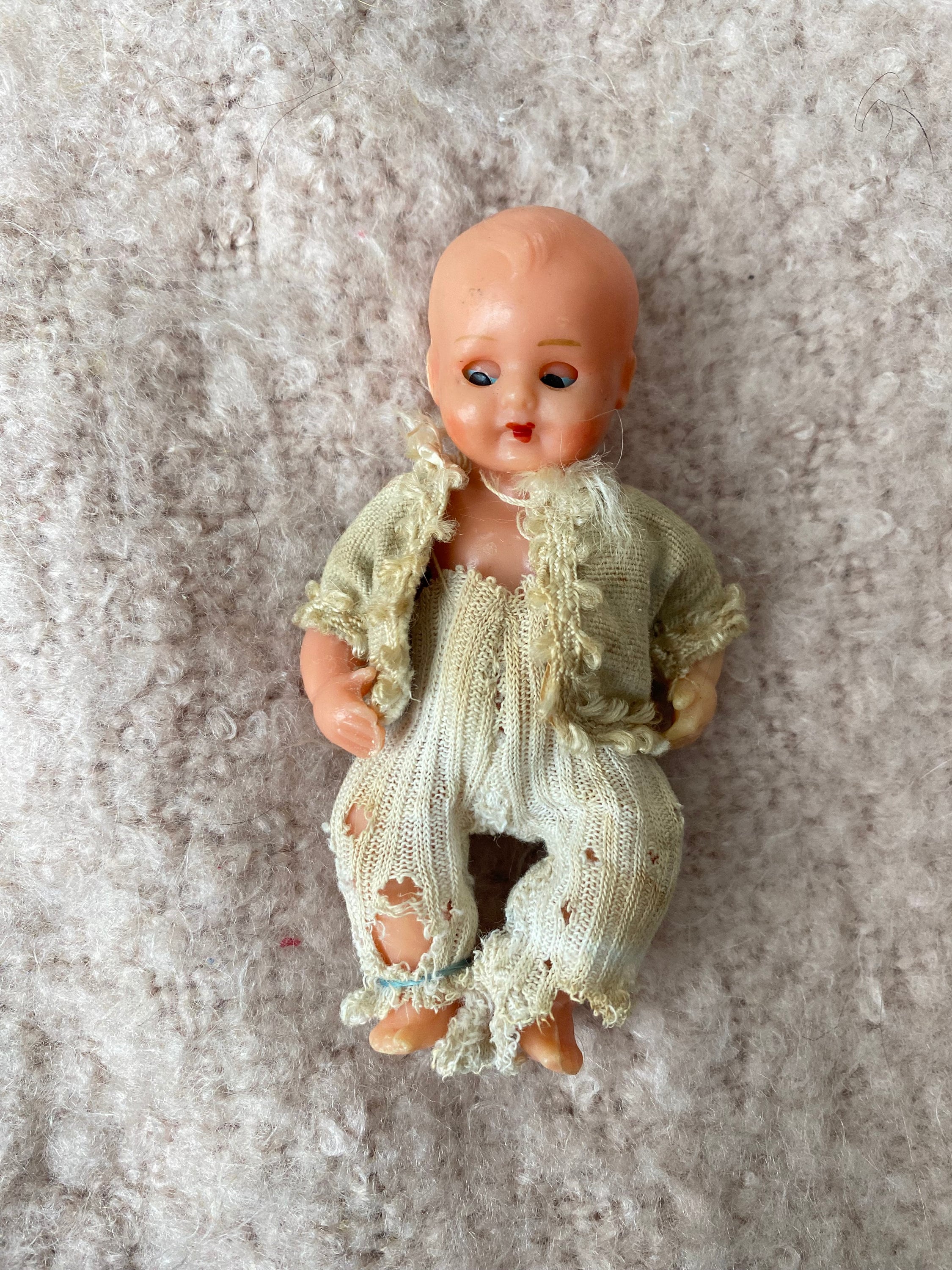 Vintage Kilgore Cast Iron Baby Carriage With Vintage Mini Italian ...