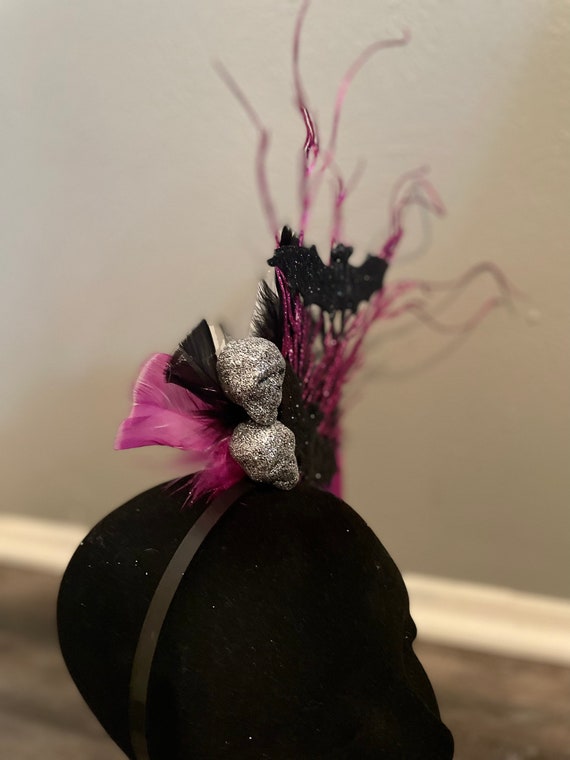 Bats and Skulls Halloween Fascinator - Etsy